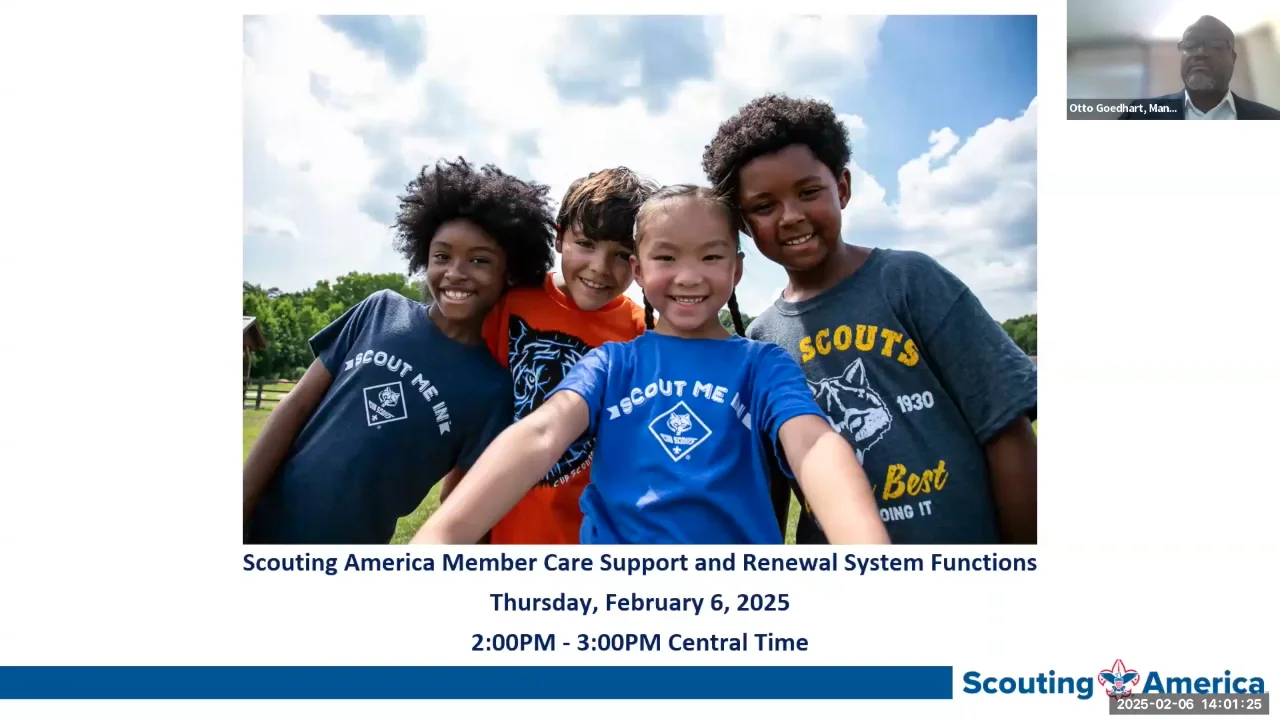 Scouting America Member Care Support and Renewal System Functions