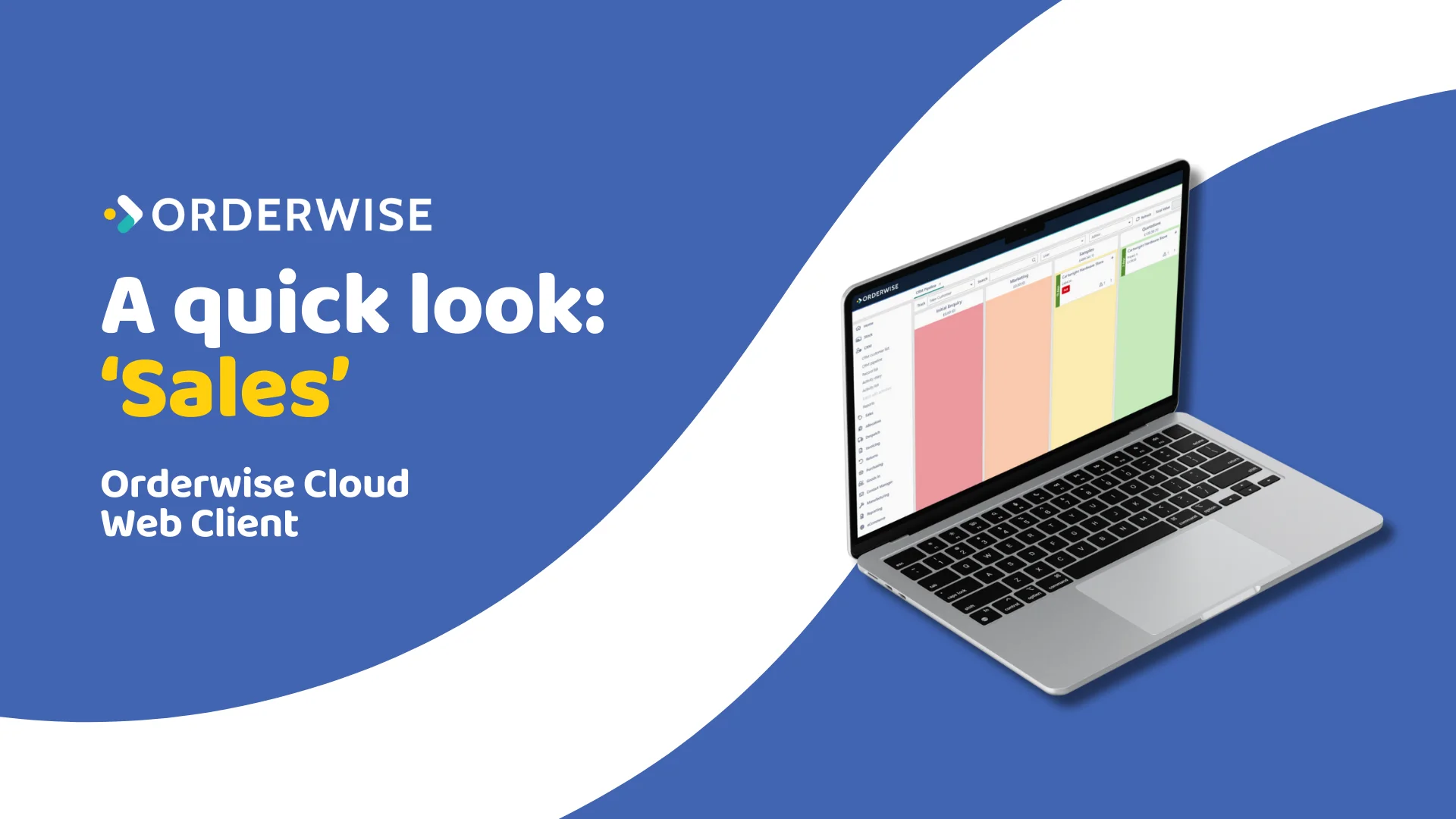 Orderwise Cloud Web Client - Sales