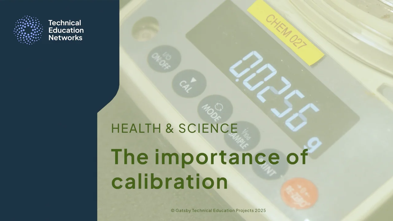 The importance of calibration