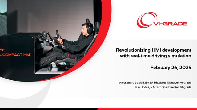 Revolutionizing HMI development with real-time driving simulation - Mobex