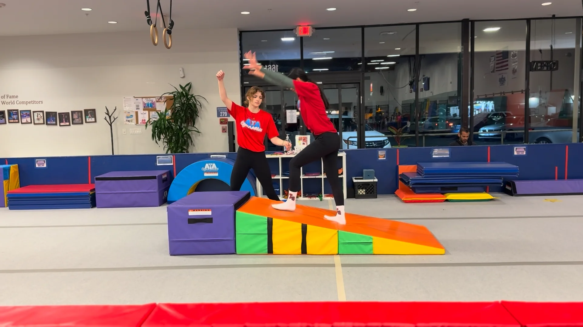 Level 4: Handstand Snap-Down Back Handspring