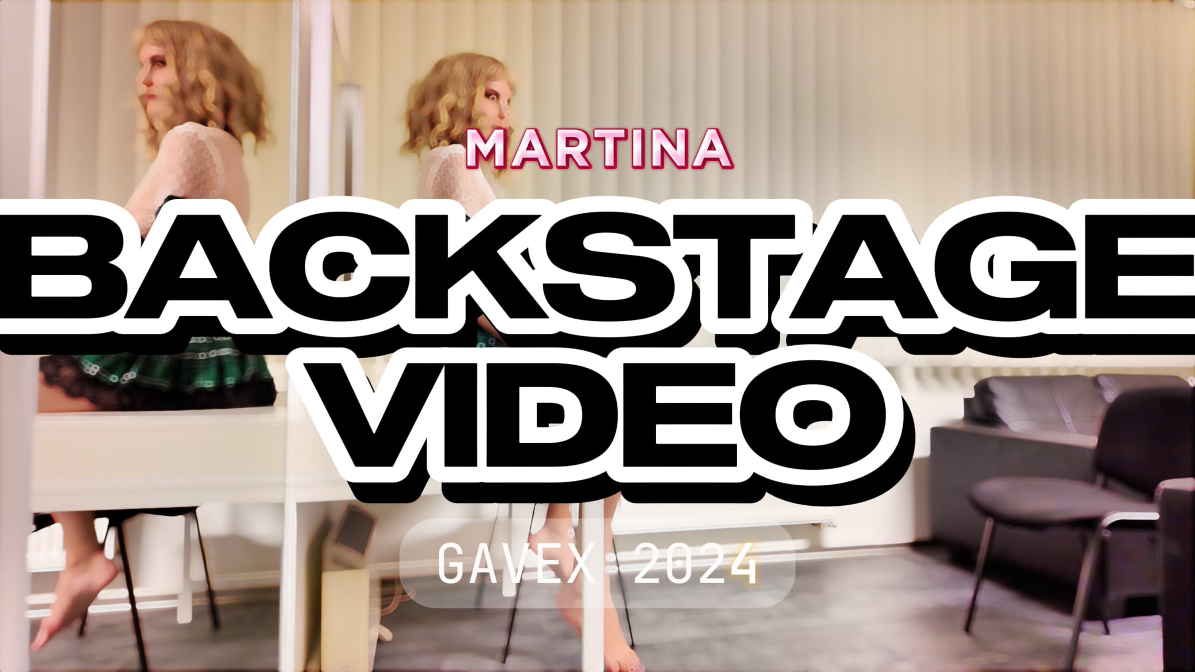 Backstage video - Martina - Školačka