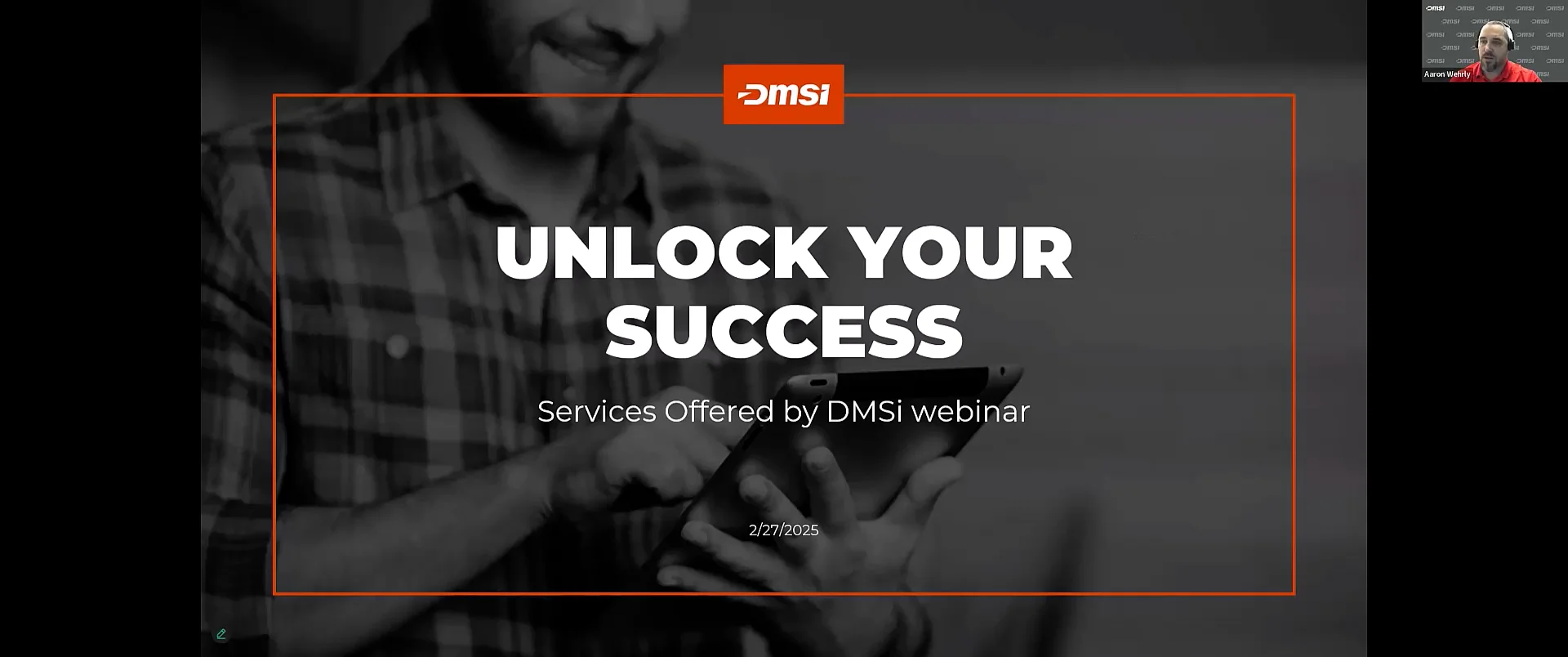 Unlock Your Success-Services Offered by DMSi webinar