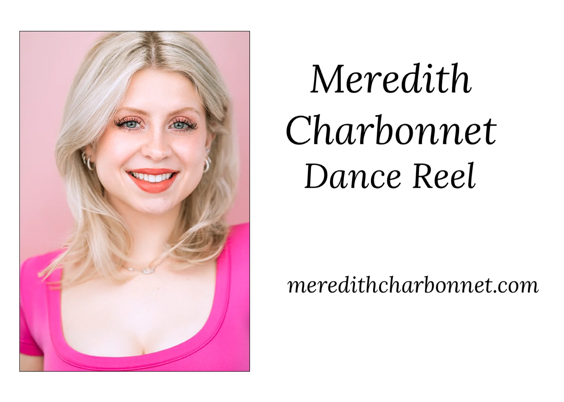 Meredith Charbonnet Dance Reel