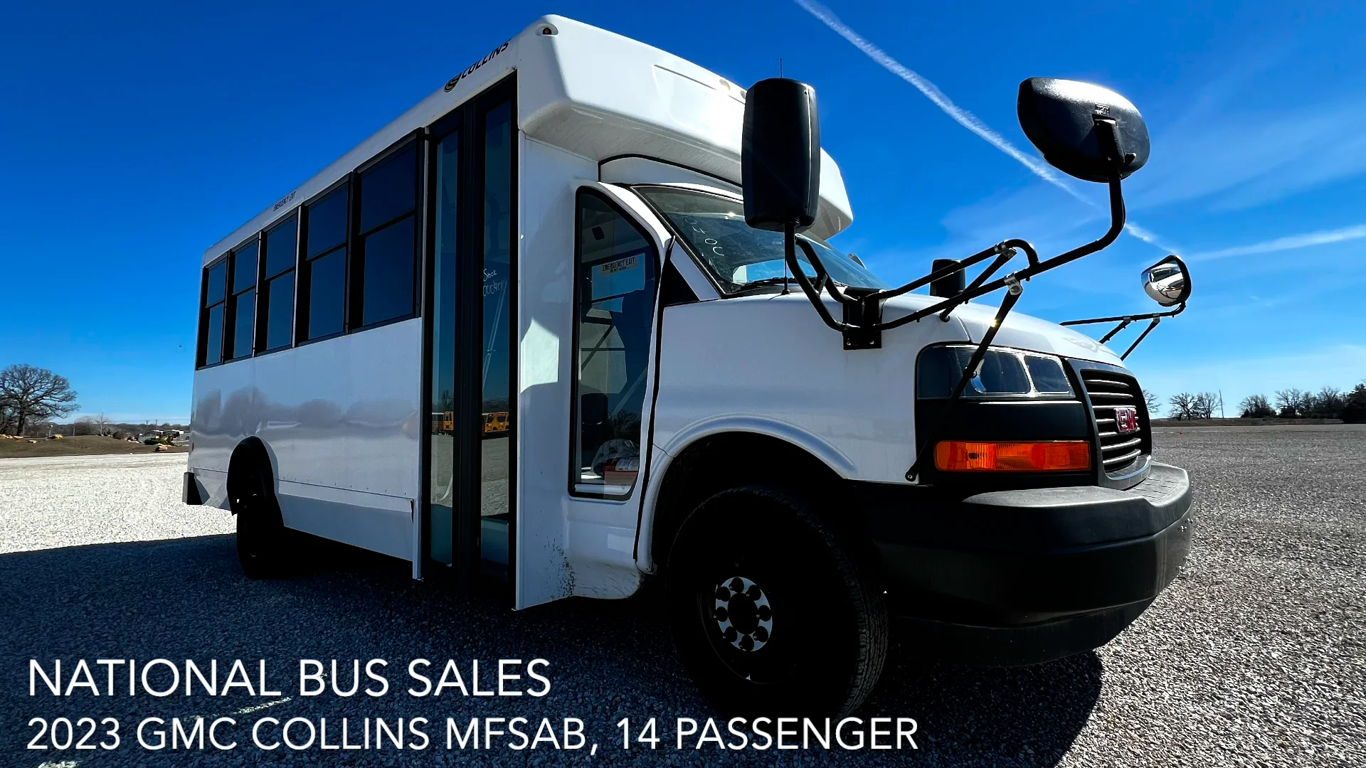 2023 GMC Collins MFSAB, 14 Passenger - National Bus Sales