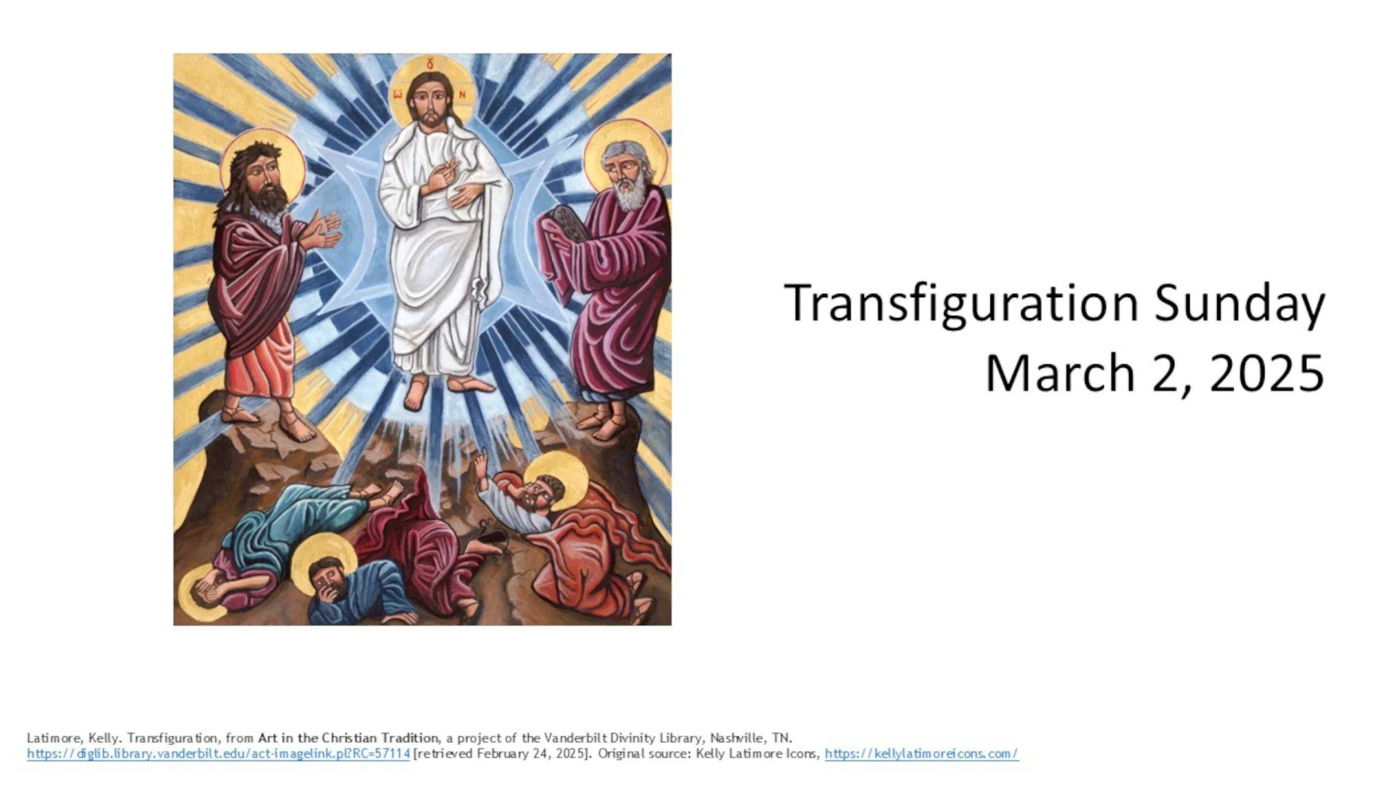 Transfiguration Sunday