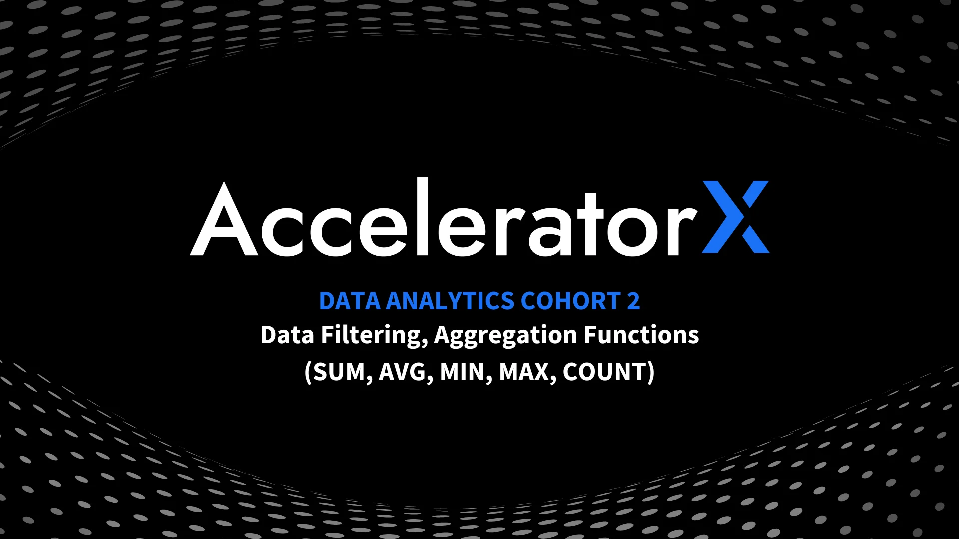 DA Cohort-2 (Data filtering, Aggregation Functions)