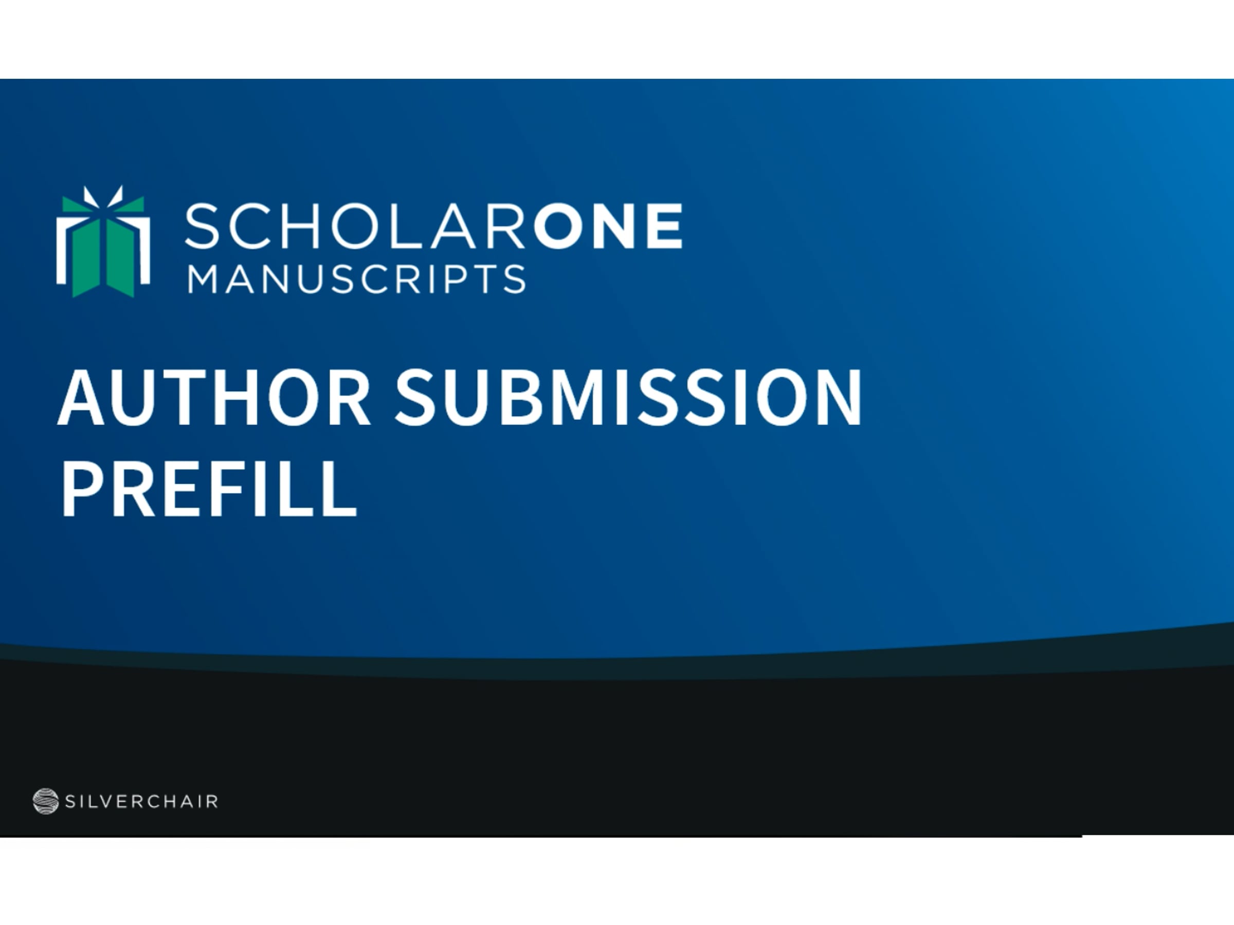 Author Submission Prefill