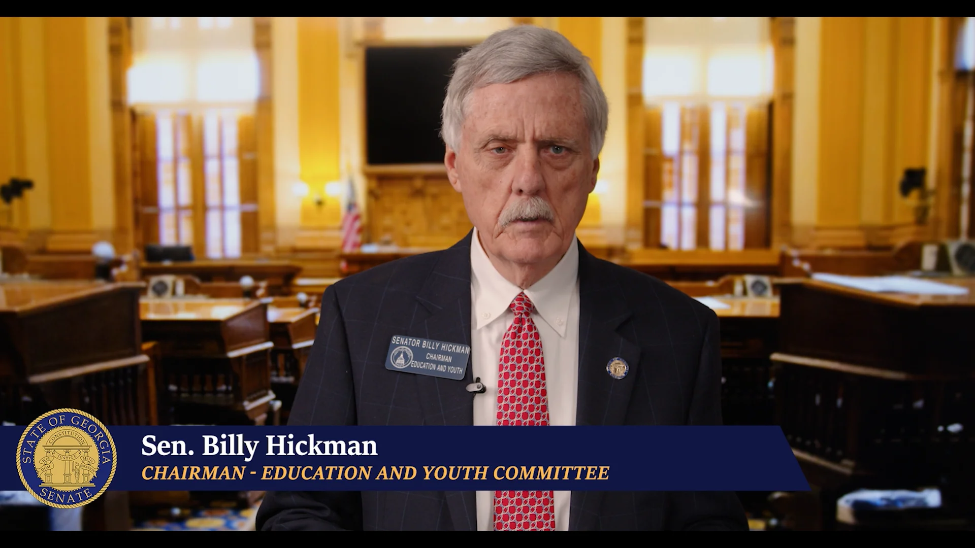 Sen. Hickman Legislative Update - Week 8