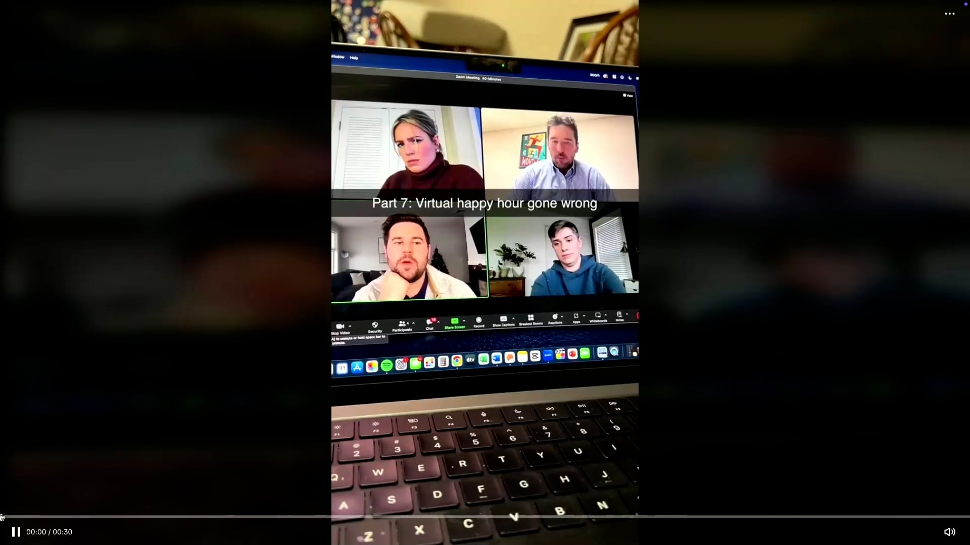 Virtual Happy Hour Zoom call