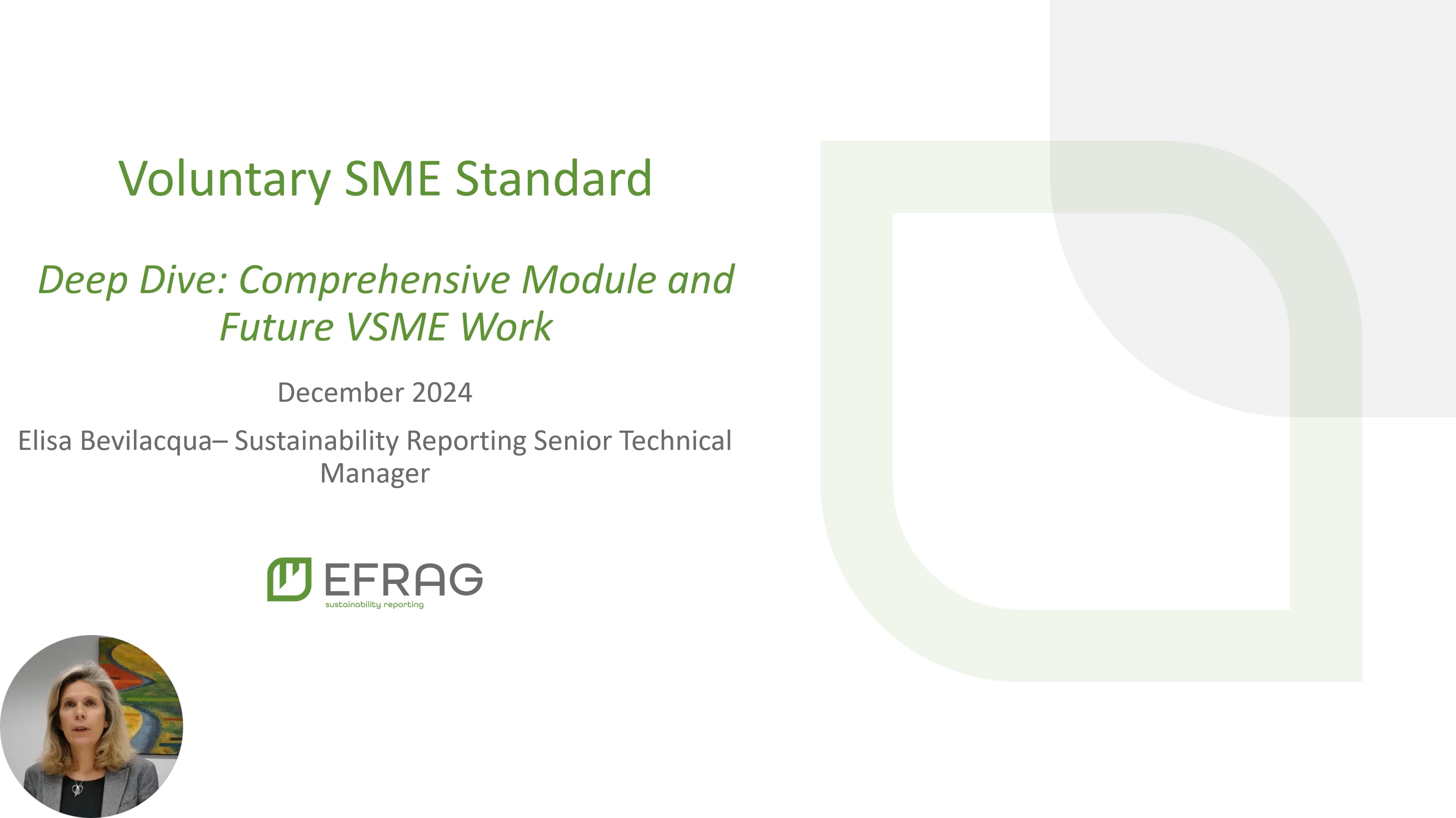 Voluntary Standard for SMEs (VSME) - Final Presentation - Comprehensive ...