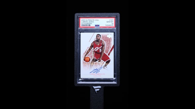 2003 Ultimate Collection LeBron James ROOKIE AUTO /250 #127 PSA 10 GEM ...