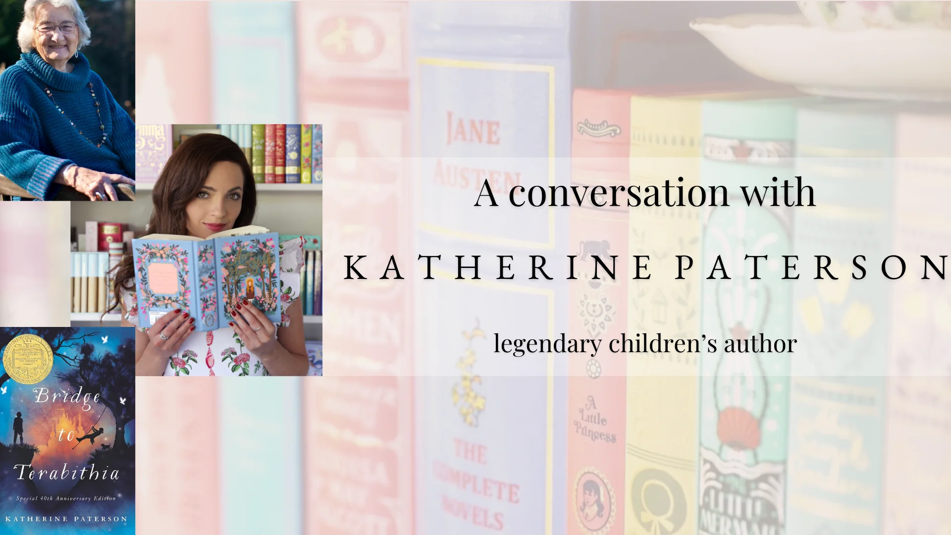 A Conversation with Katherine Paterson, legendary children's author