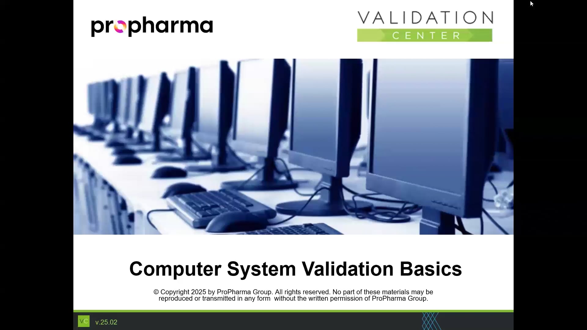Computer System Validation Basics