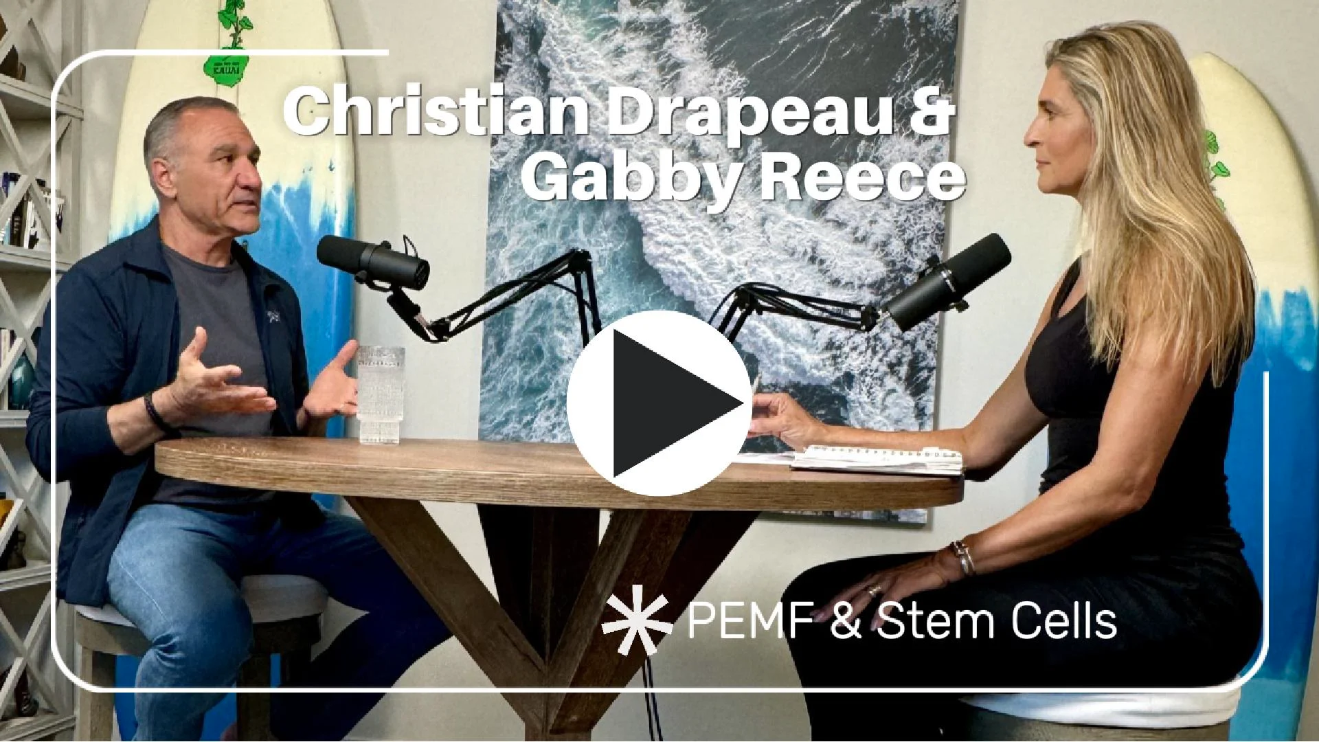 Gabby Reece and Christian Drapeau PEMF & Stem Cells