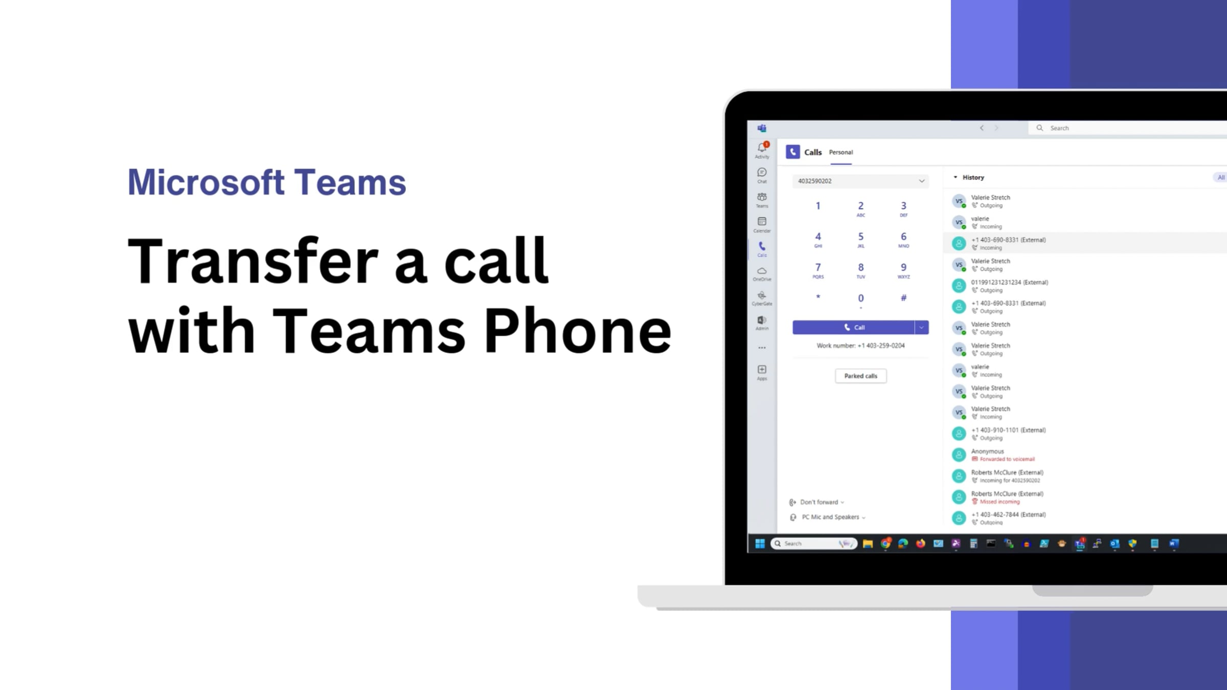MS Teams - Call Transfer