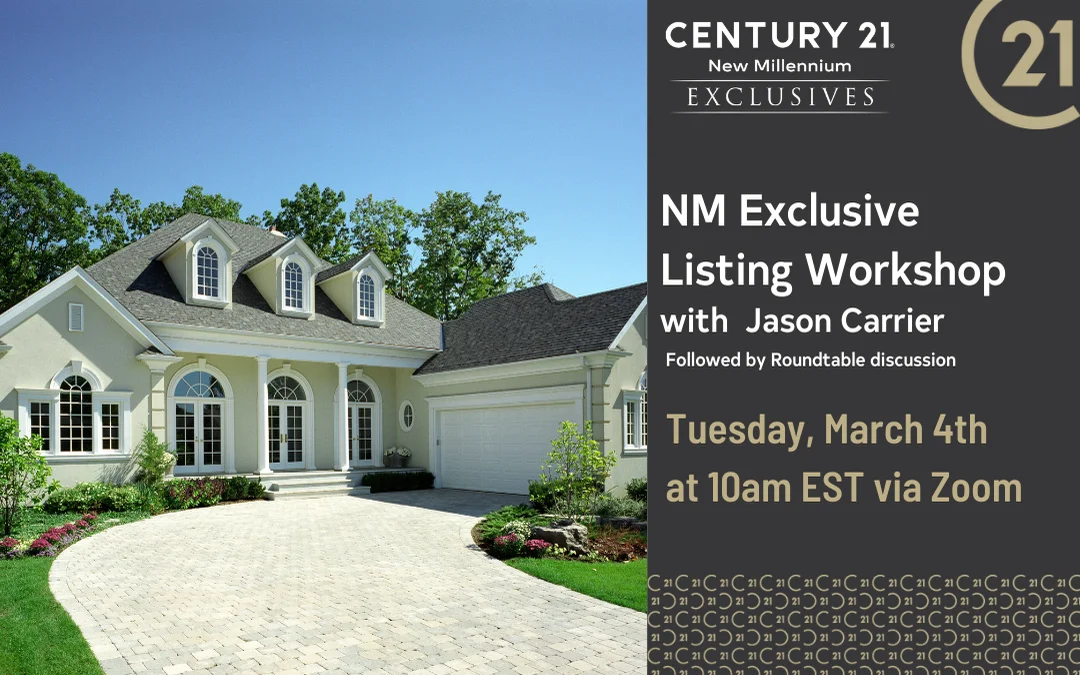 NM Exclusive Listing Workshop kicked off by Jason Carrier followed by ...