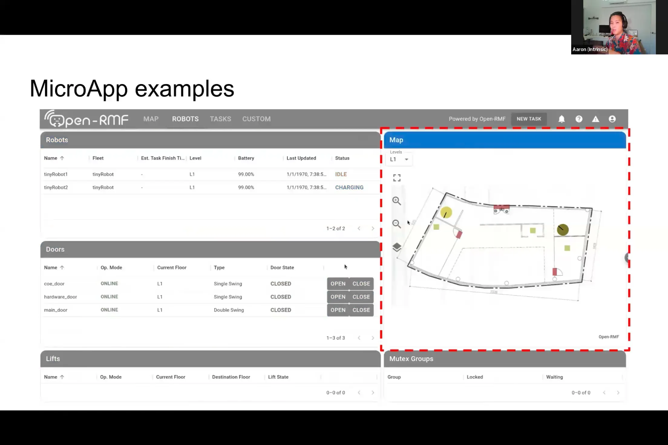 Interop SIG February 6, 2025: Customize and configure the rmf-web ... Interop SIG February 6, 2025: Customize and configure the rmf-web ...