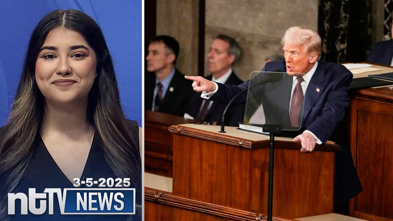 President Donald Trump Delivers His First Congressional Address | ntTV Wednesday Noon News ...