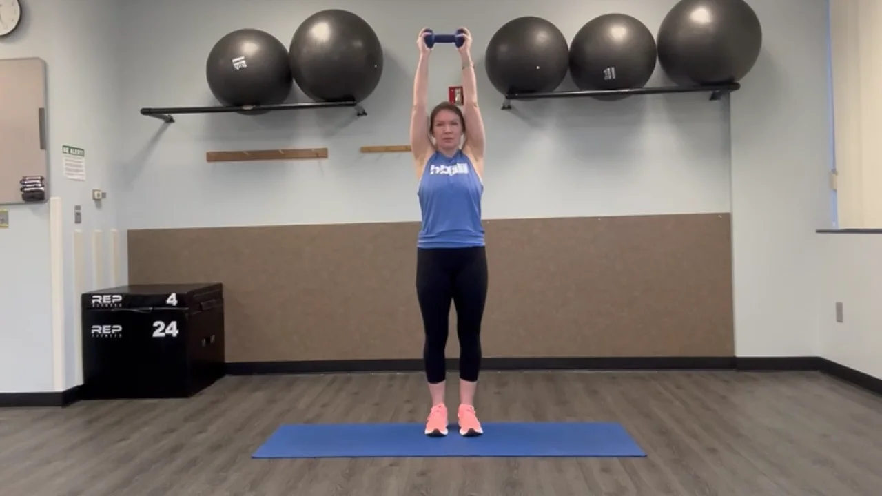 Overhead DB March in Place