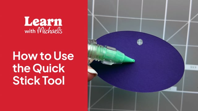 How to Use the Quick Stick Tool Expert-Led Craft Tutorial On-Demand ...