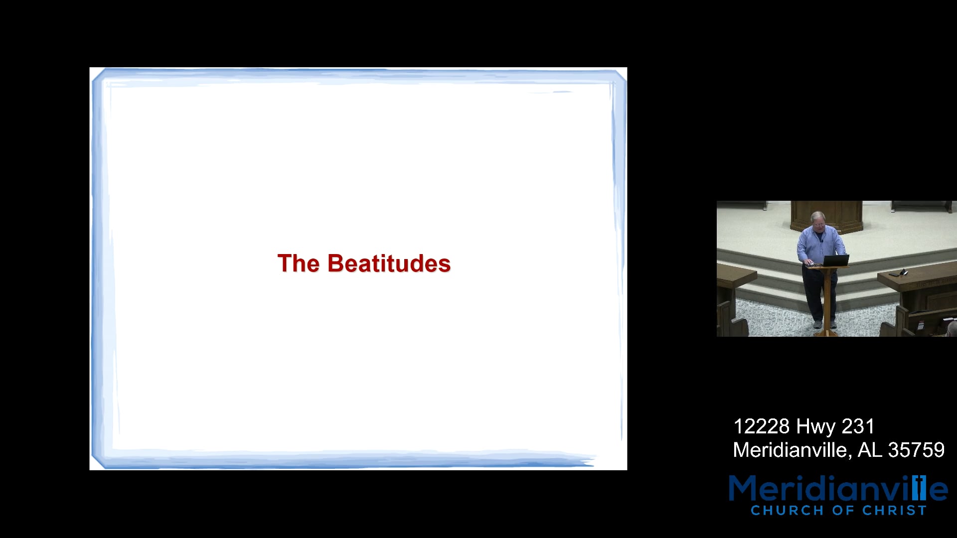 March 5, 2025 | Midweek Bible Study | Steve Christian - The Beatitudes
