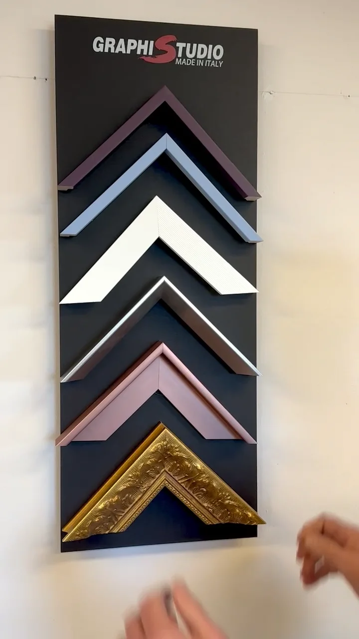 Frame wall art corner samples