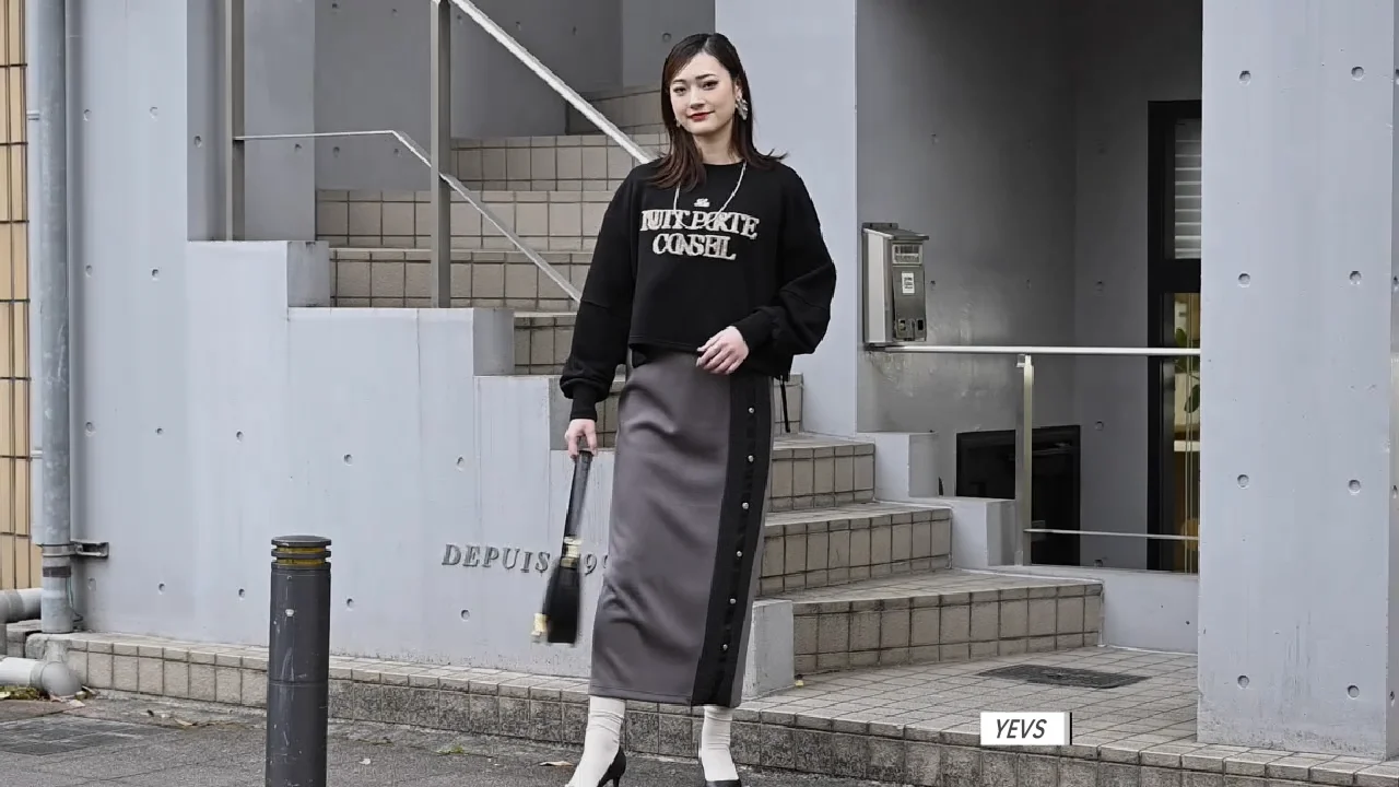 ラメさがら刺しゅうランタンスリーブプルオーバー - YEVS ラメさがら刺しゅうランタンスリーブプルオーバー - YEVS