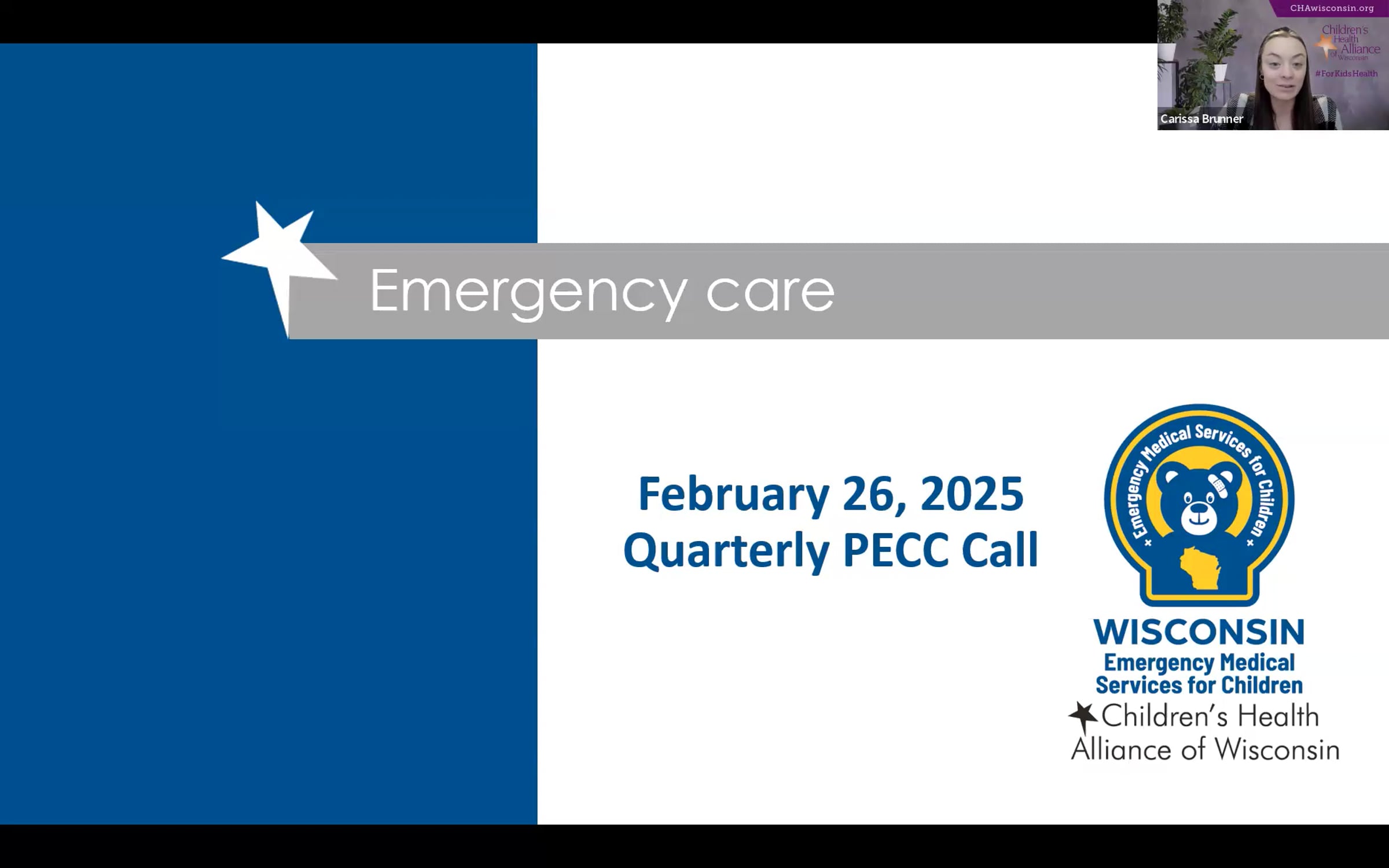 ED & Prehospital PECC Meeting | 02.26.2025