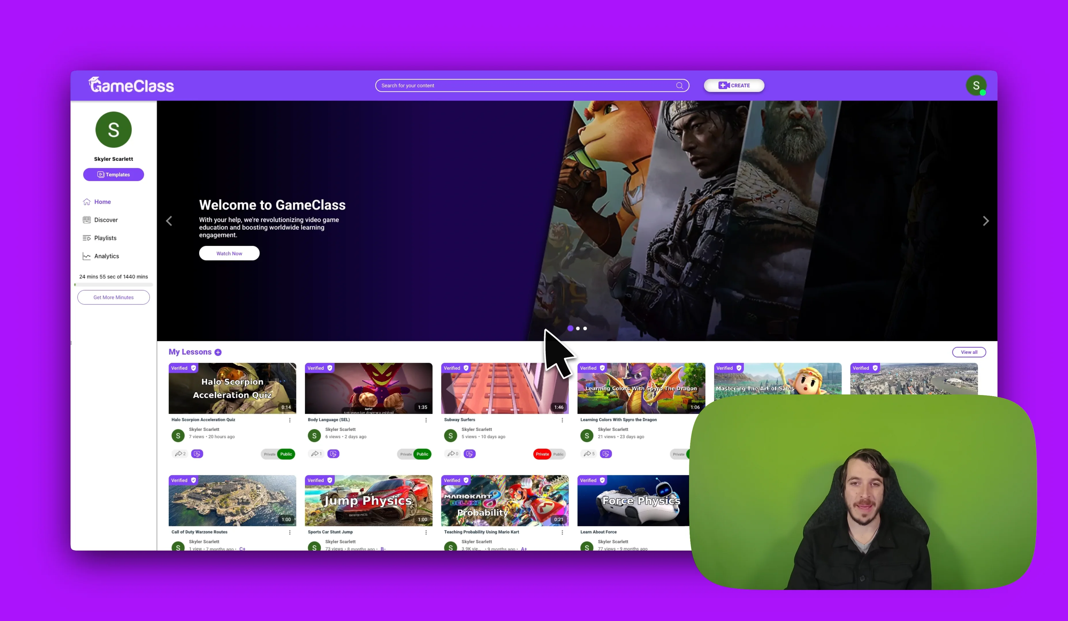 Gameclass Demo Create Effective Lessons In Less Than 3 Mins