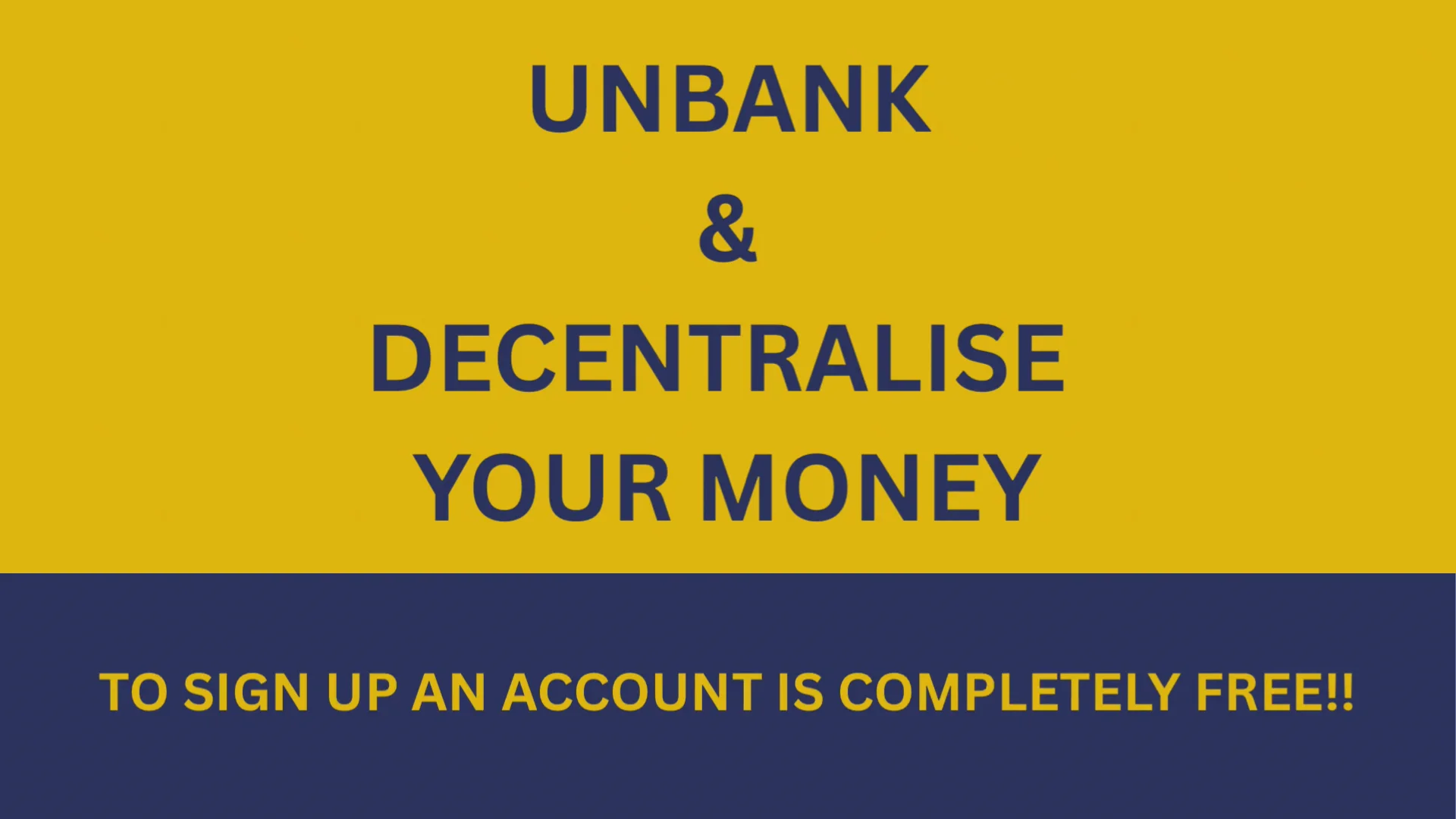 UN-BANK!! There is a way to do this!!!