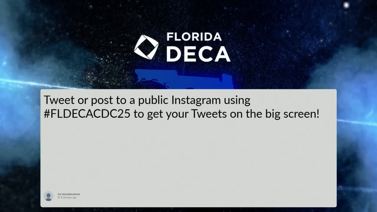 FL DECA 2025 CDC - Awards Session