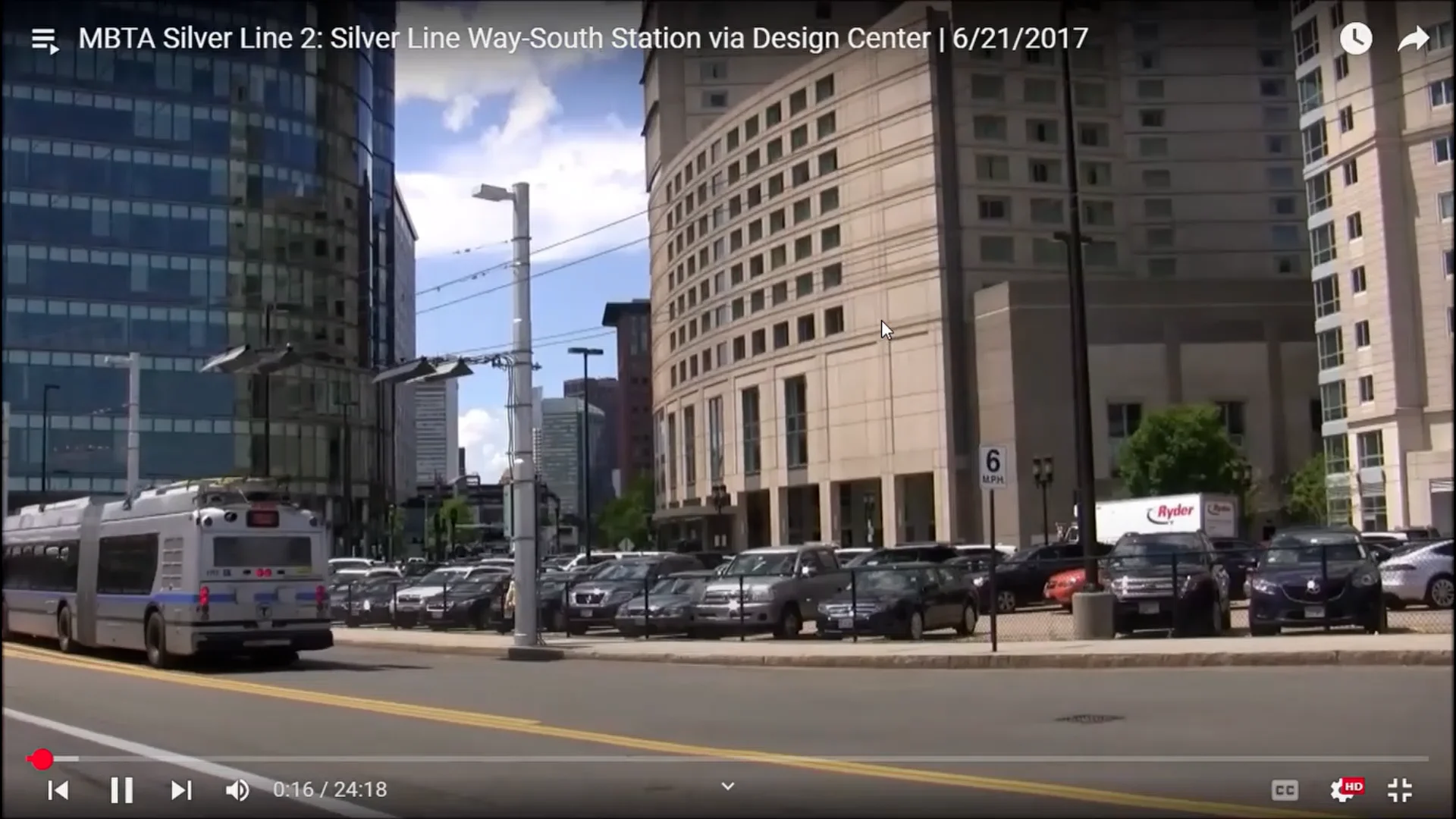 MBTA SILVER LINE SHOW Tales of Boston 2 Episode 2 - MBTA SL2 ride 1103 Part 2 + 1120 clip on SL2 ...