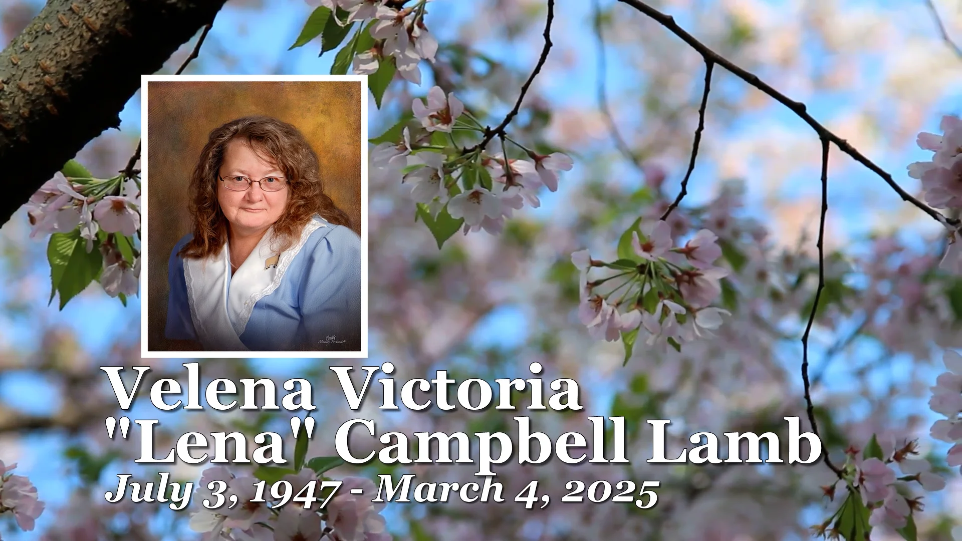 Velena Victoria "Lena" Campbell Lamb - Morgan & Nay Velena Lamb on Vimeo