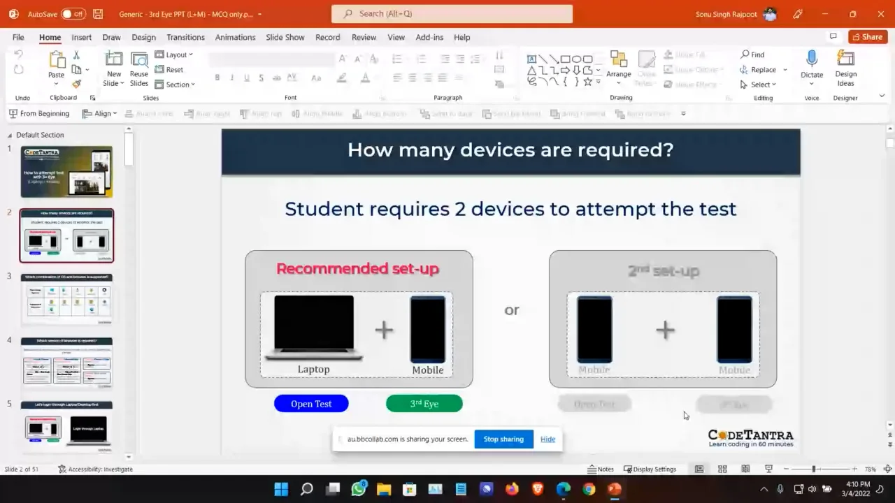 UPES Exam- Code Tantra Training