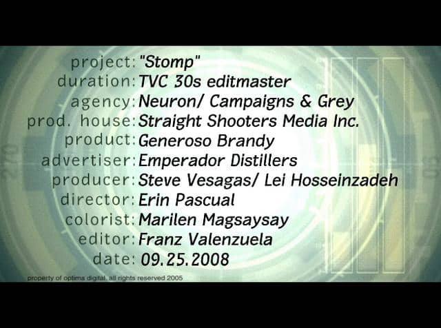 Generoso Brandy TVC on Vimeo