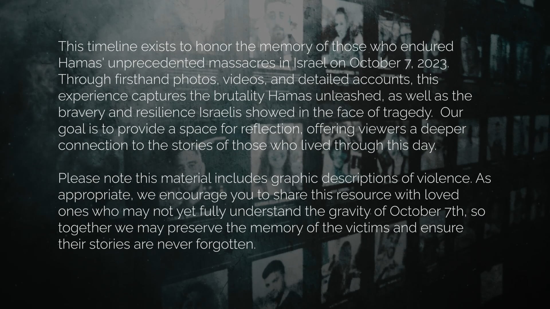 Remembering October 7