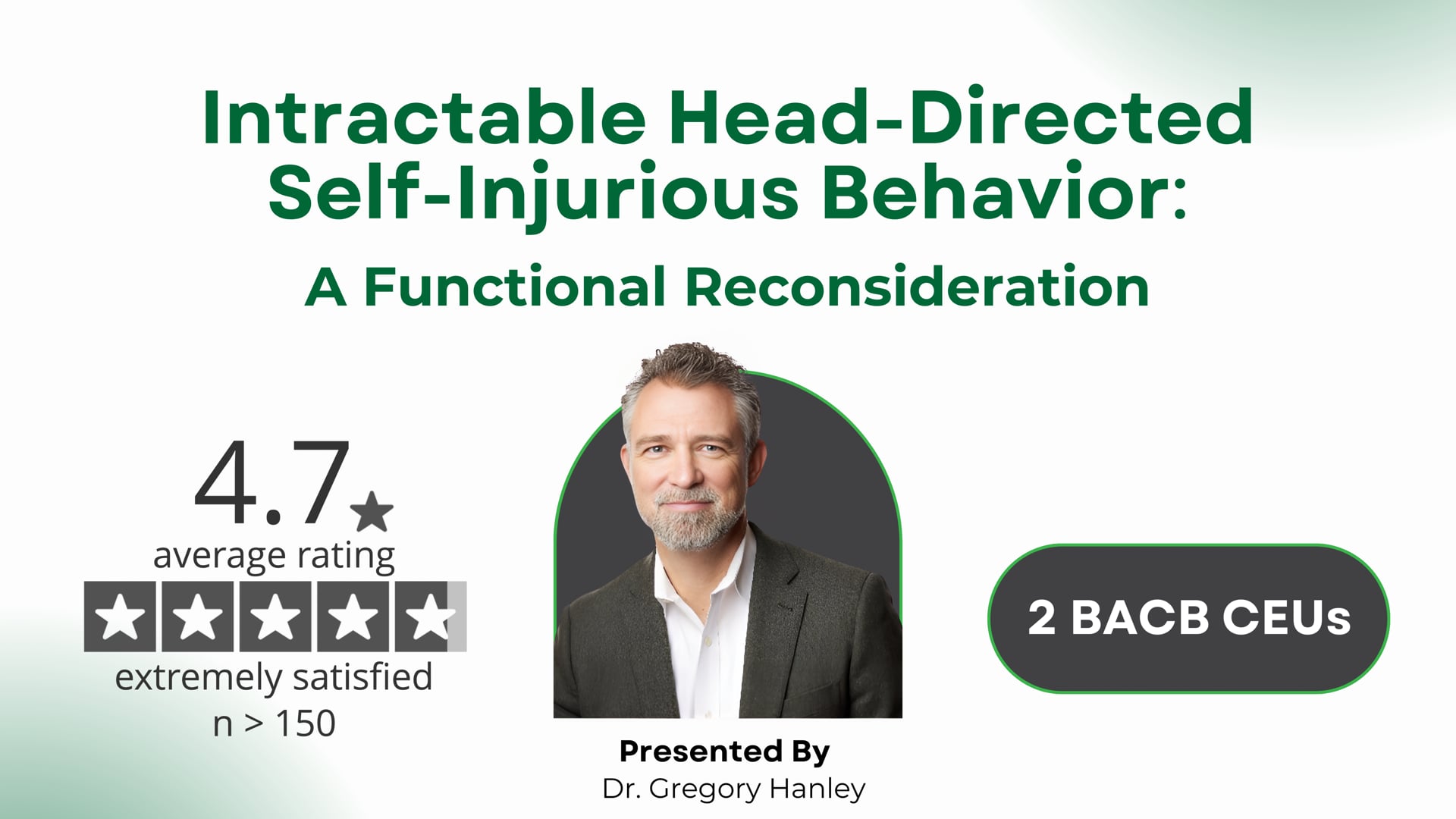 Intractable Head-Directed Self-Injurious Behavior: A Functional ...