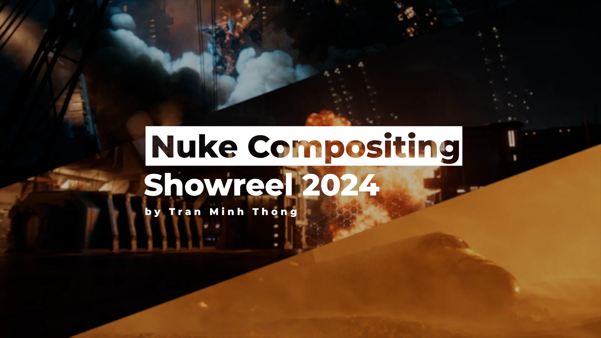 [SHOWREEL] Nuke VFX Compositing 2024