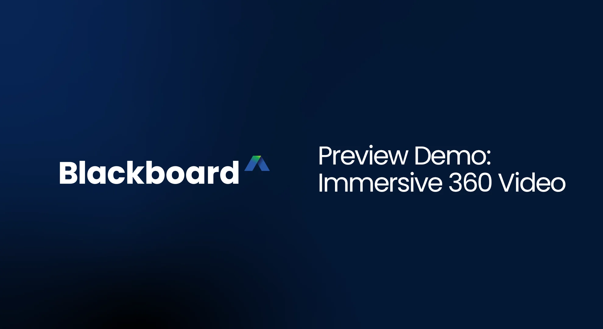 Preview Demo: Immersive 360 Video