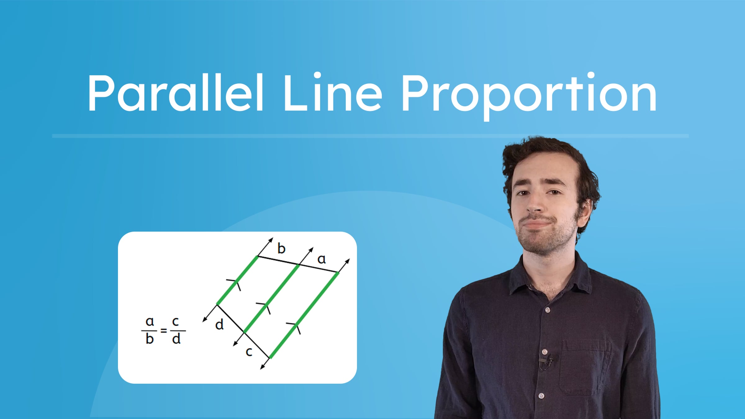 Parallel Line Proportion - Geometry for Teens!