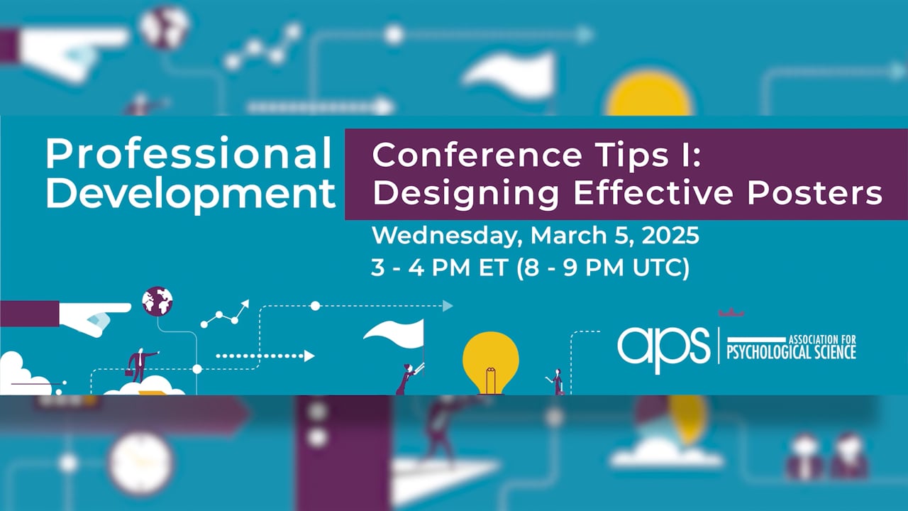 Professional Development – Association for Psychological Science – APS