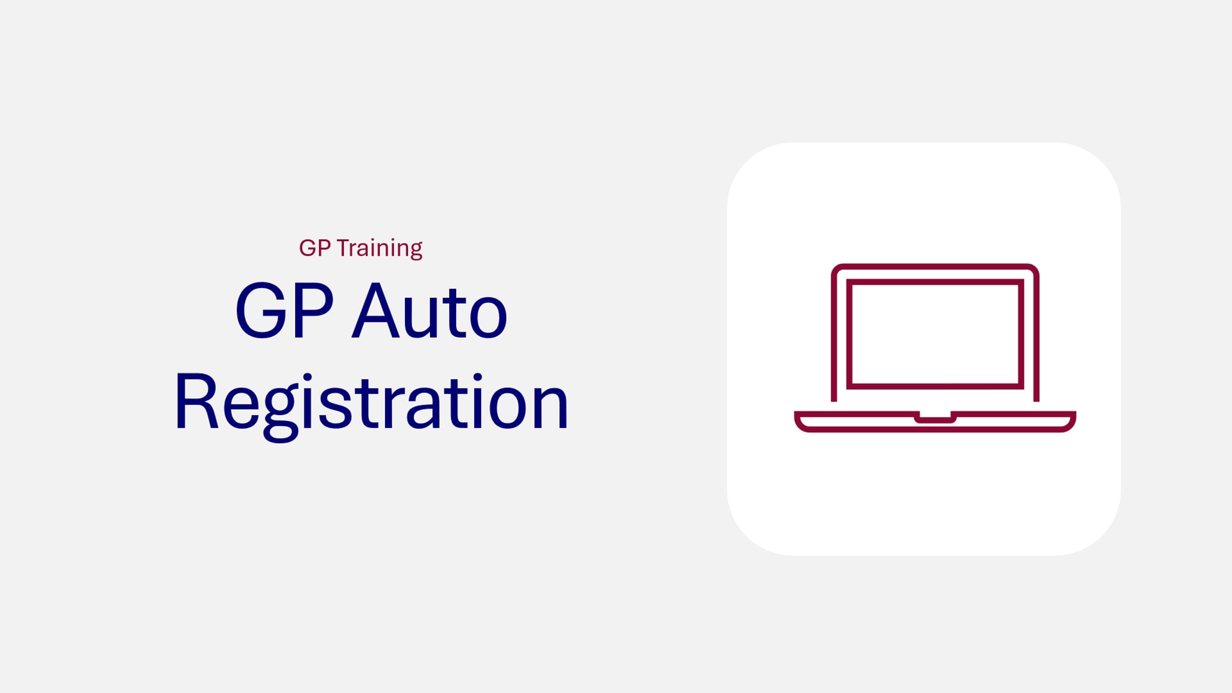 GP Auto Registration