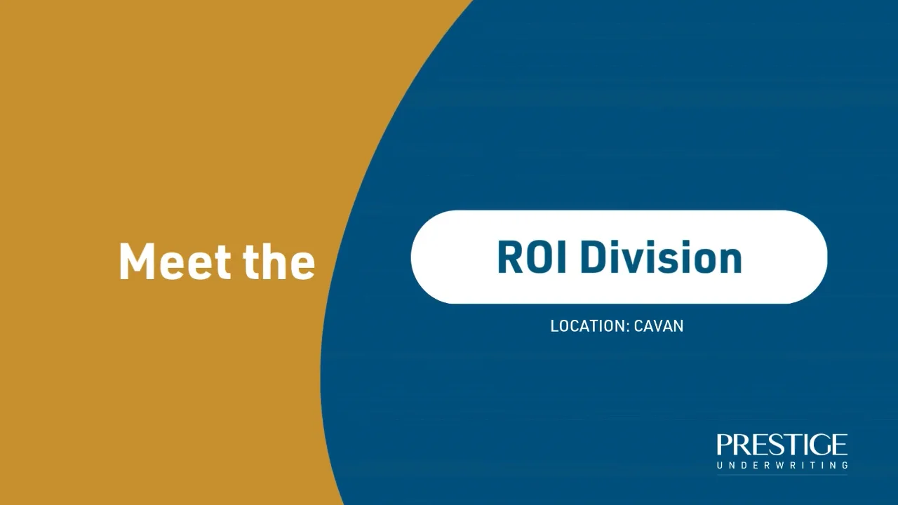 Prestige Underwriting - ROI Division Team Video