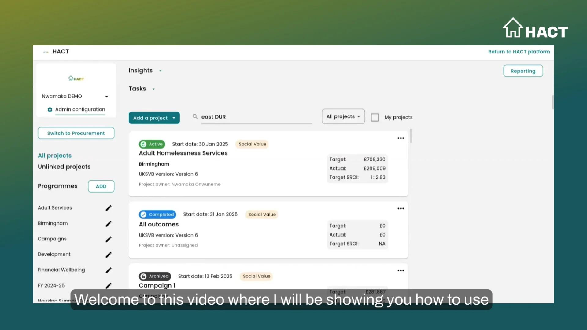 Procurement Module Walkthrough in full
