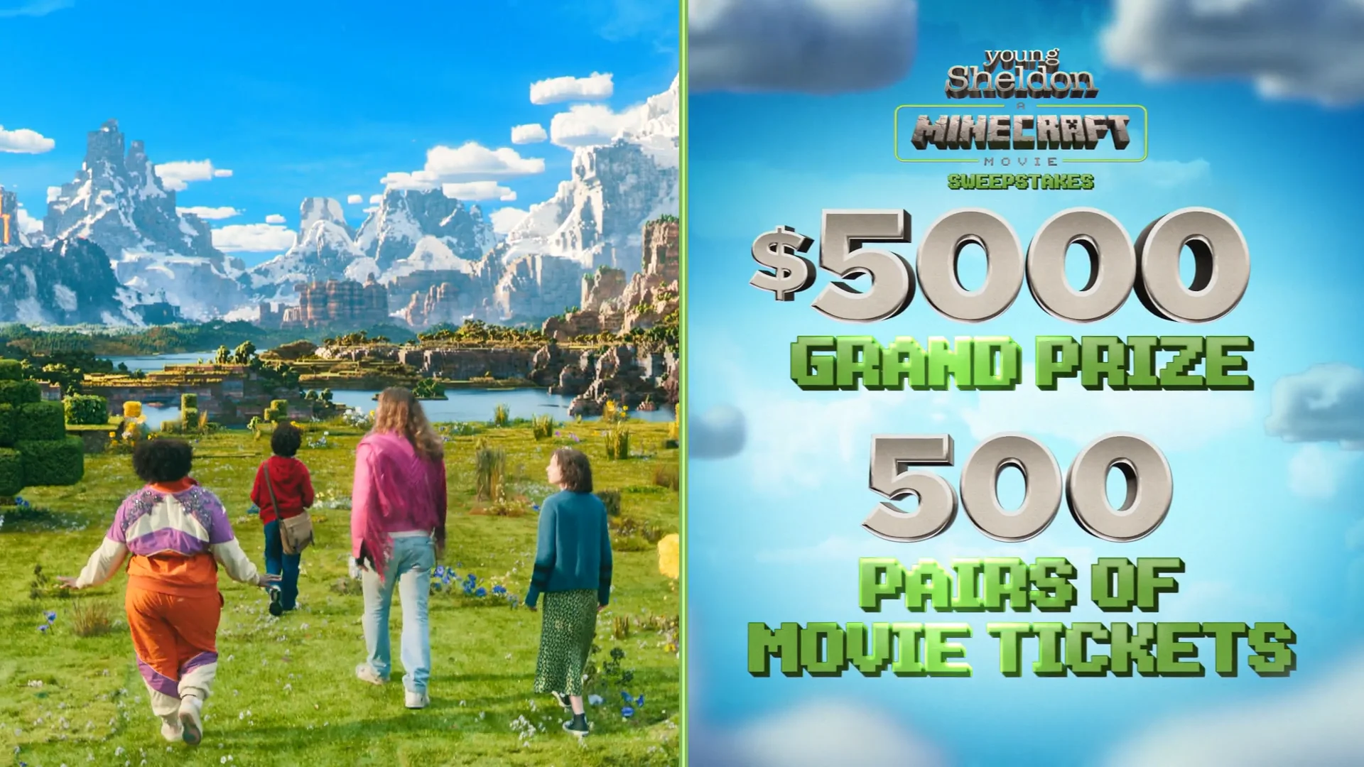 YOUNG SHELDON "A Minecraft Movie" Sweepstakes - Young Sheldon A ...