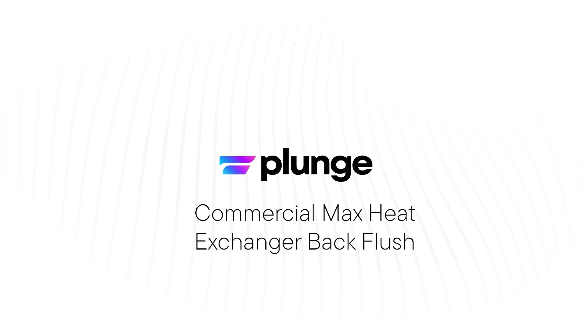 Commercial Max Heat Exchanger Back Flush Video