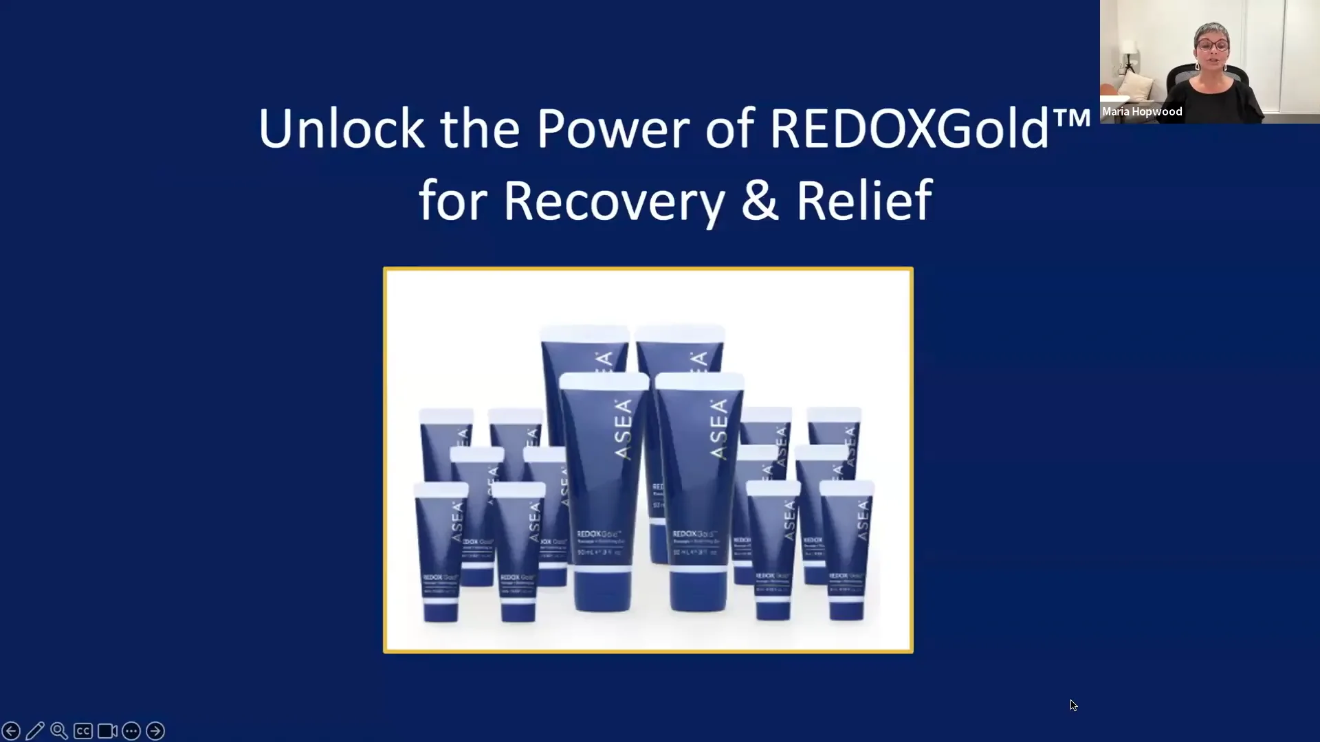 Learn how to share REDOX Gold™ for maximum results! with Maria Hopwood