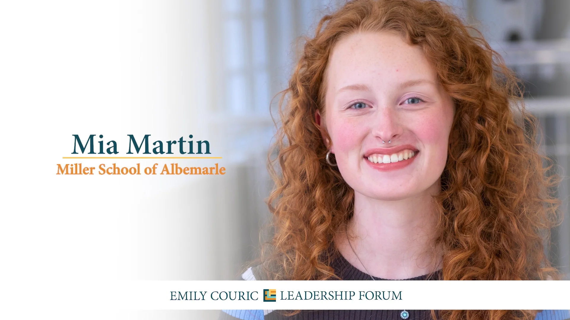 Mia Martin - Miller School of Albemarle