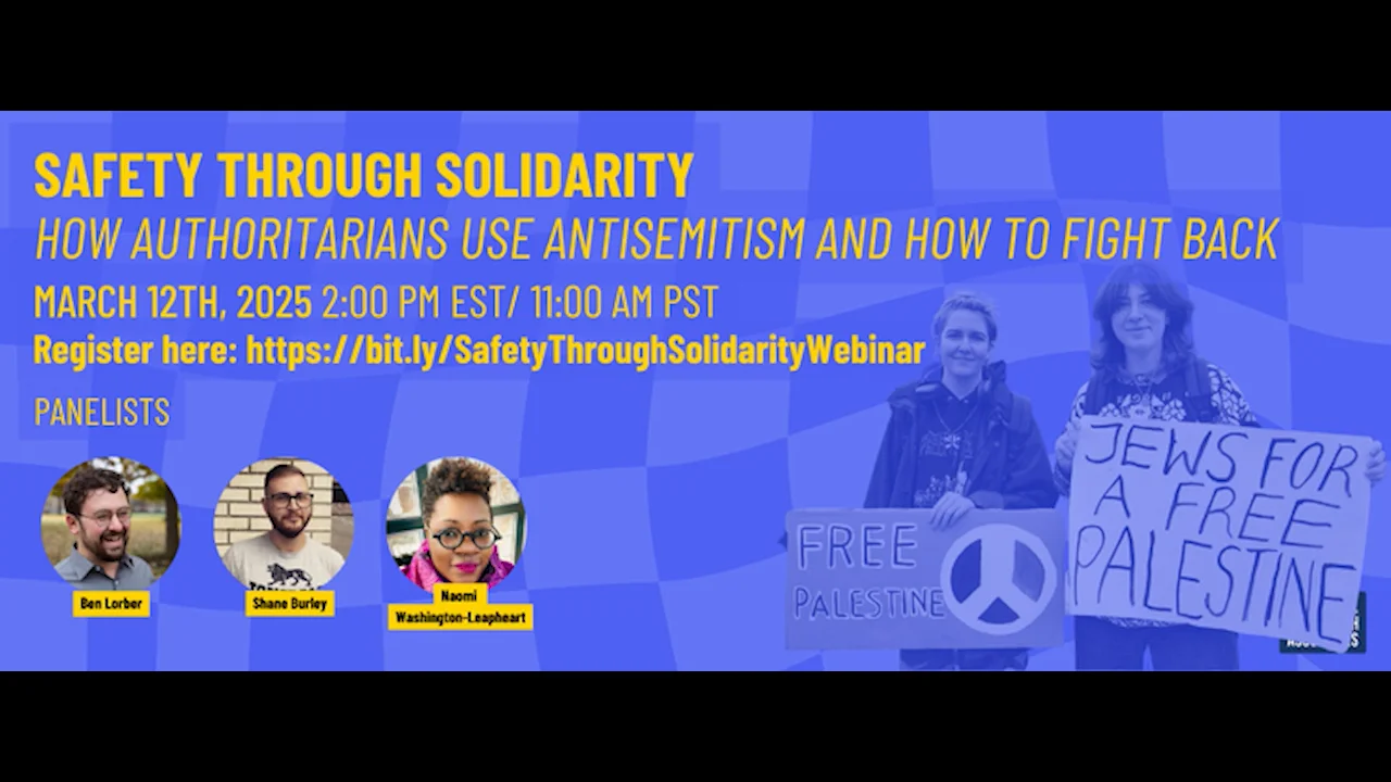Safety Through Solidarity: How Authoritarians Use Antisemitism and How ...